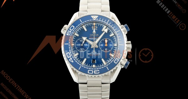 Omega - Seamaster Planet Ocean 600m Chrono 45.5mm SS/SS Blue Dial VRF ...